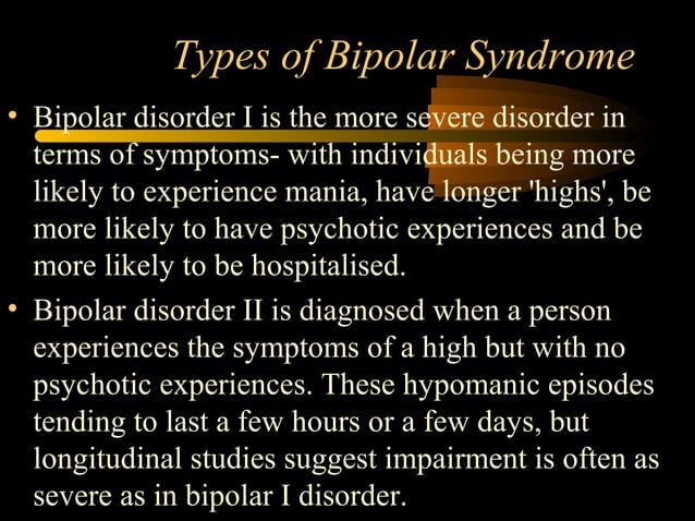 Bipolar disorder, depression & History | PPT