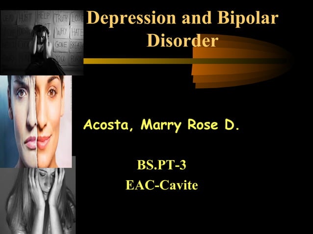 Bipolar disorder, depression & History | PPT