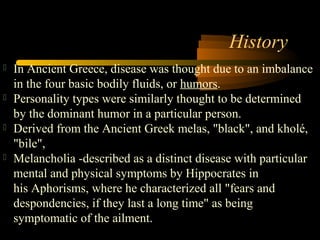 Bipolar disorder, depression & History | PPT