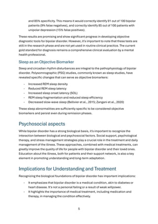 Bipolar Disorder: It's Not Your Fault, It's Biology | PDF