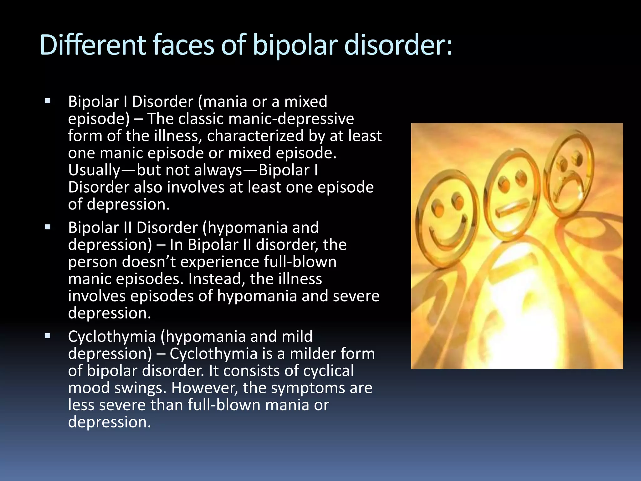 Symptoms of Bipolar Disorder | PPTX