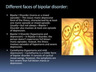 Symptoms of Bipolar Disorder | PPTX