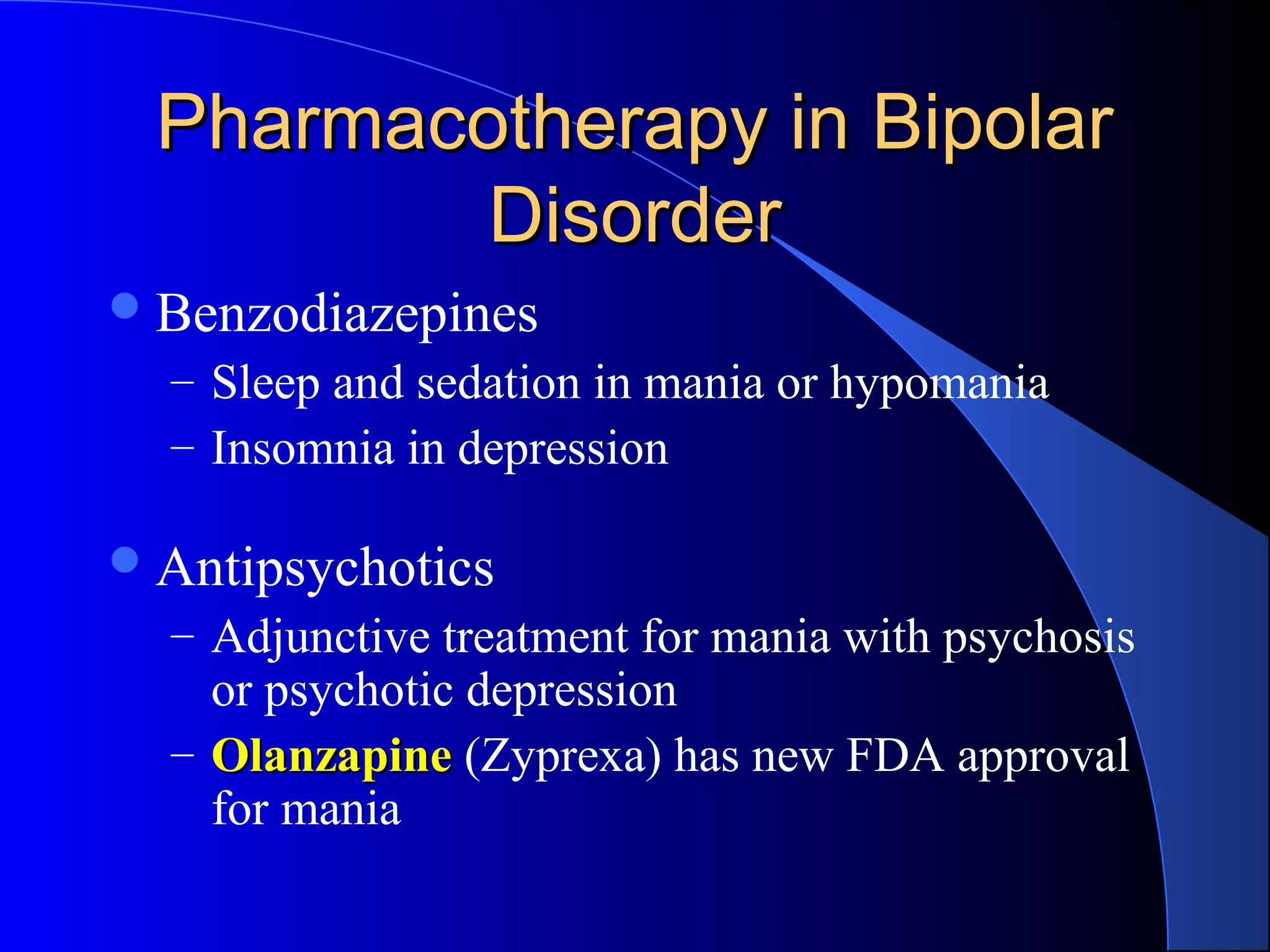 Bipolar disorders [2002] | PPTX