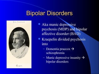 Bipolar disorders [2002] | PPTX