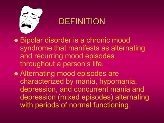 Bipolar Disorders DSM V.ppt | Mental Health | Diseases and Conditions