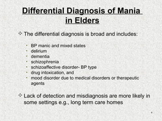 Bipolar disorders in geriatric populations (rwanda) | PPT