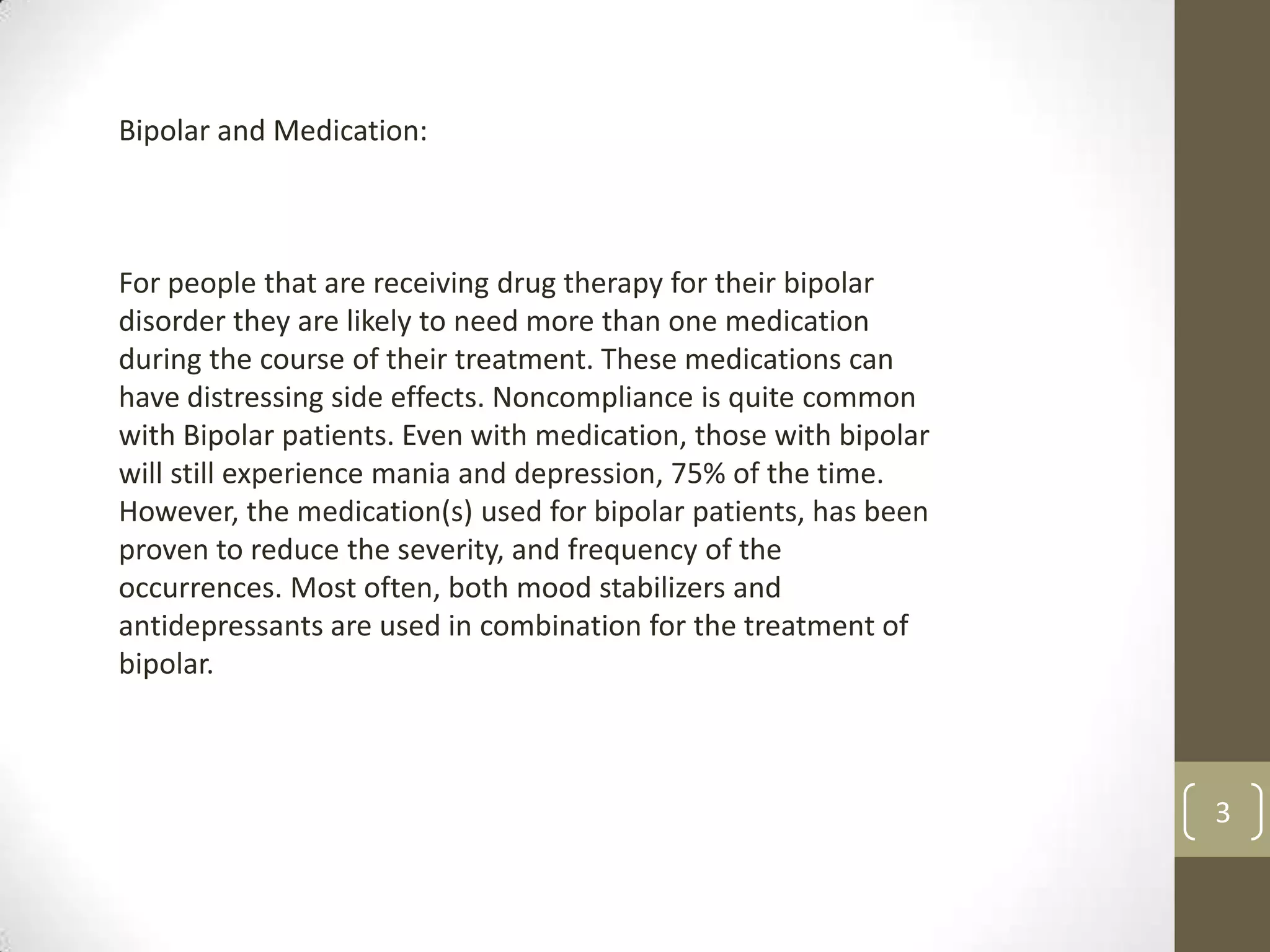 Bipolar disorder treatment | PPTX
