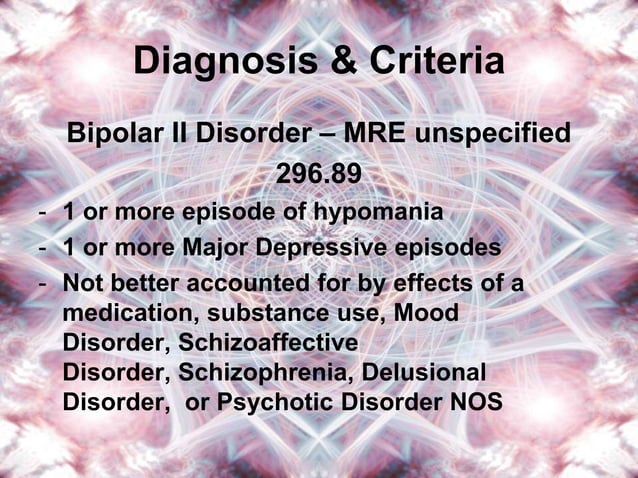 Bipolar Ii Disorder Presentation | PPTX | Brain and Nervous System ...