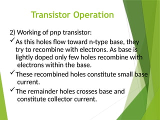 Bipolar Juncion Transistor PPT FOR ENGINEERING STUDENTS | PPTX