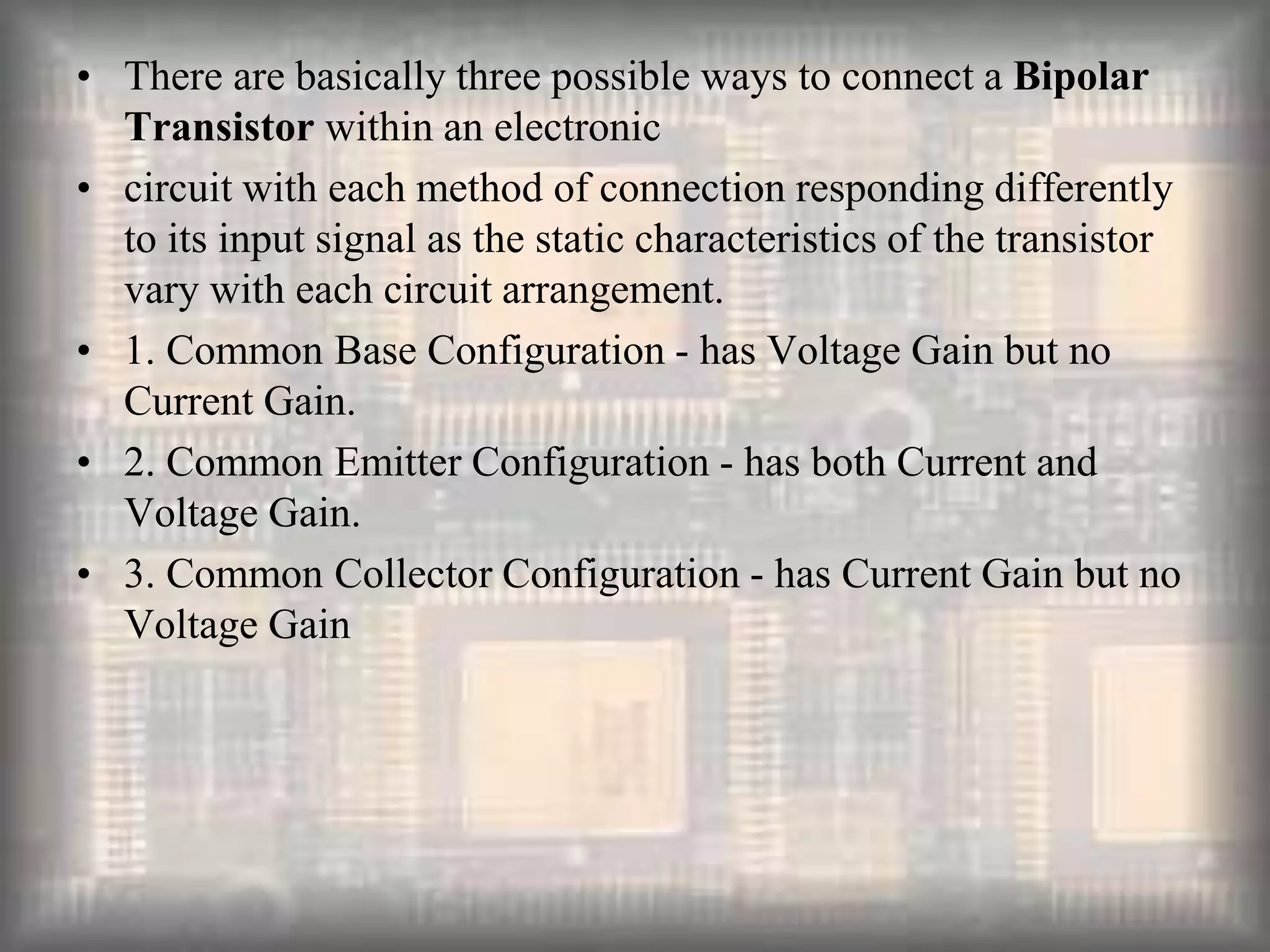 Bipolar junction transisitors.ppt | Consumer Electronics | Technology ...
