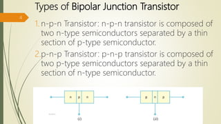 Bipolar junction transistor | PPTX | Chemistry | Science