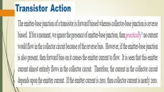 Bipolar junction transistor | PPTX | Chemistry | Science