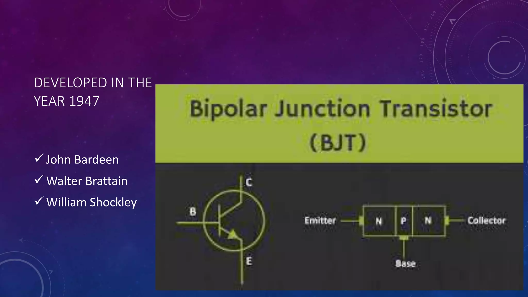 BIPOLAR JUNCTION TRANSISTOR (BJT).pptx | Physics | Science