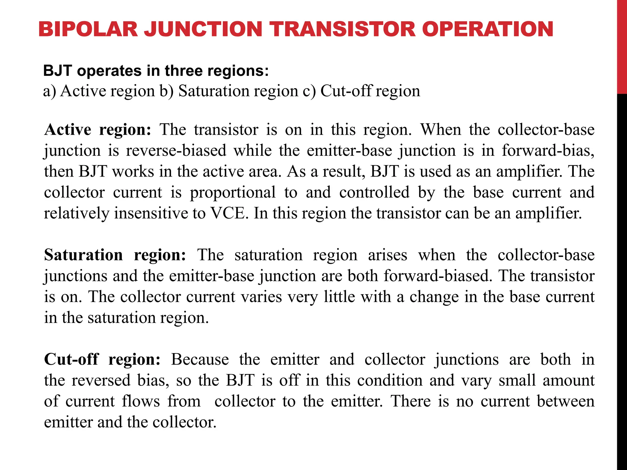 Bipolar Junction Transistors and operation .pptx