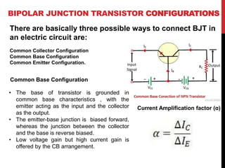 Bipolar Junction Transistors and operation .pptx