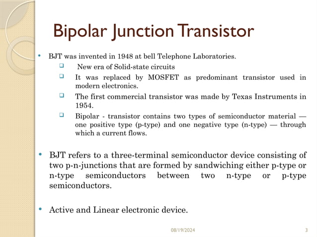 Bipolar Junction Transistors (BJTs).pptx