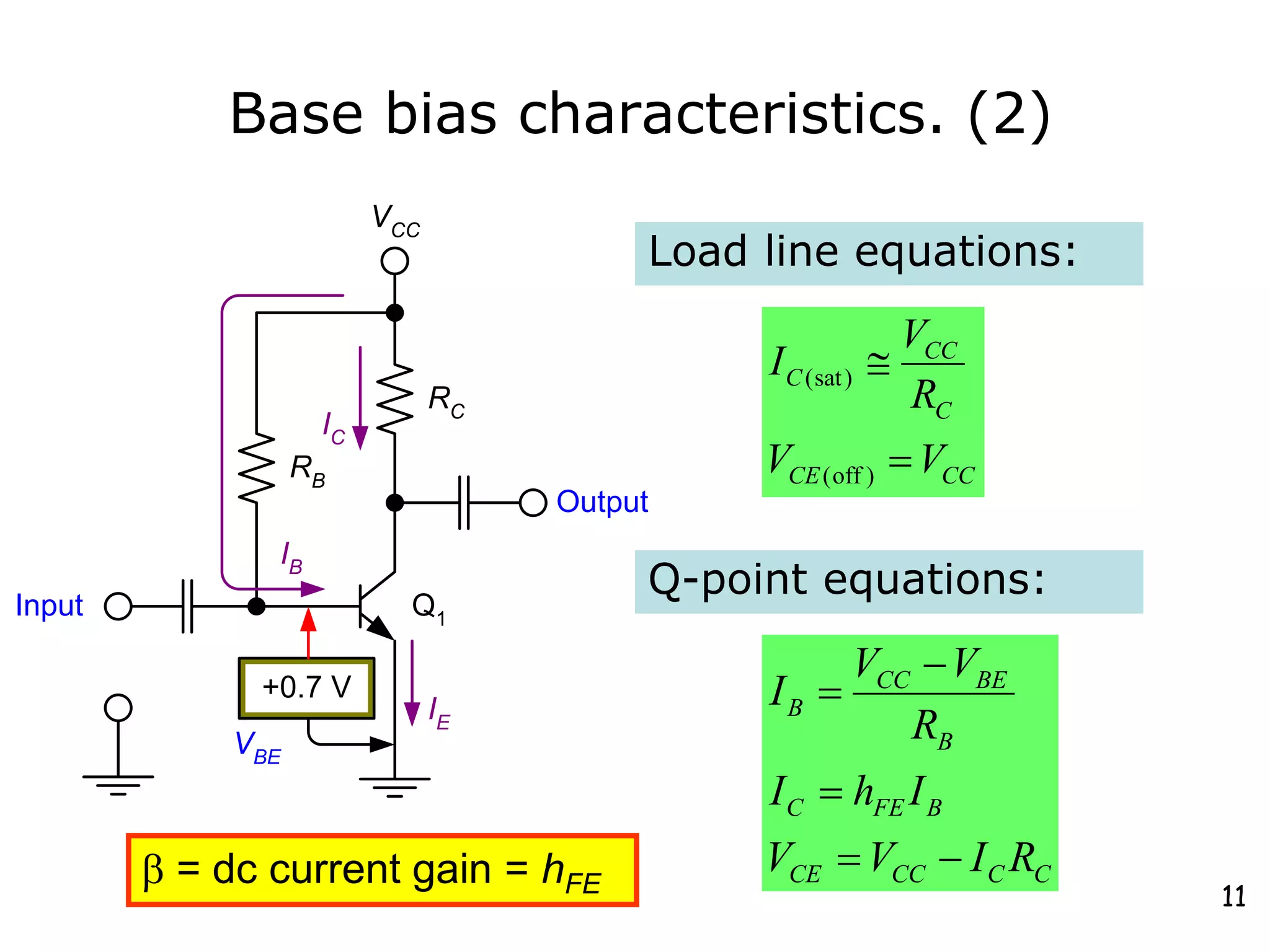 Bipolar junction transistor : Biasing and AC Analysis | PDF