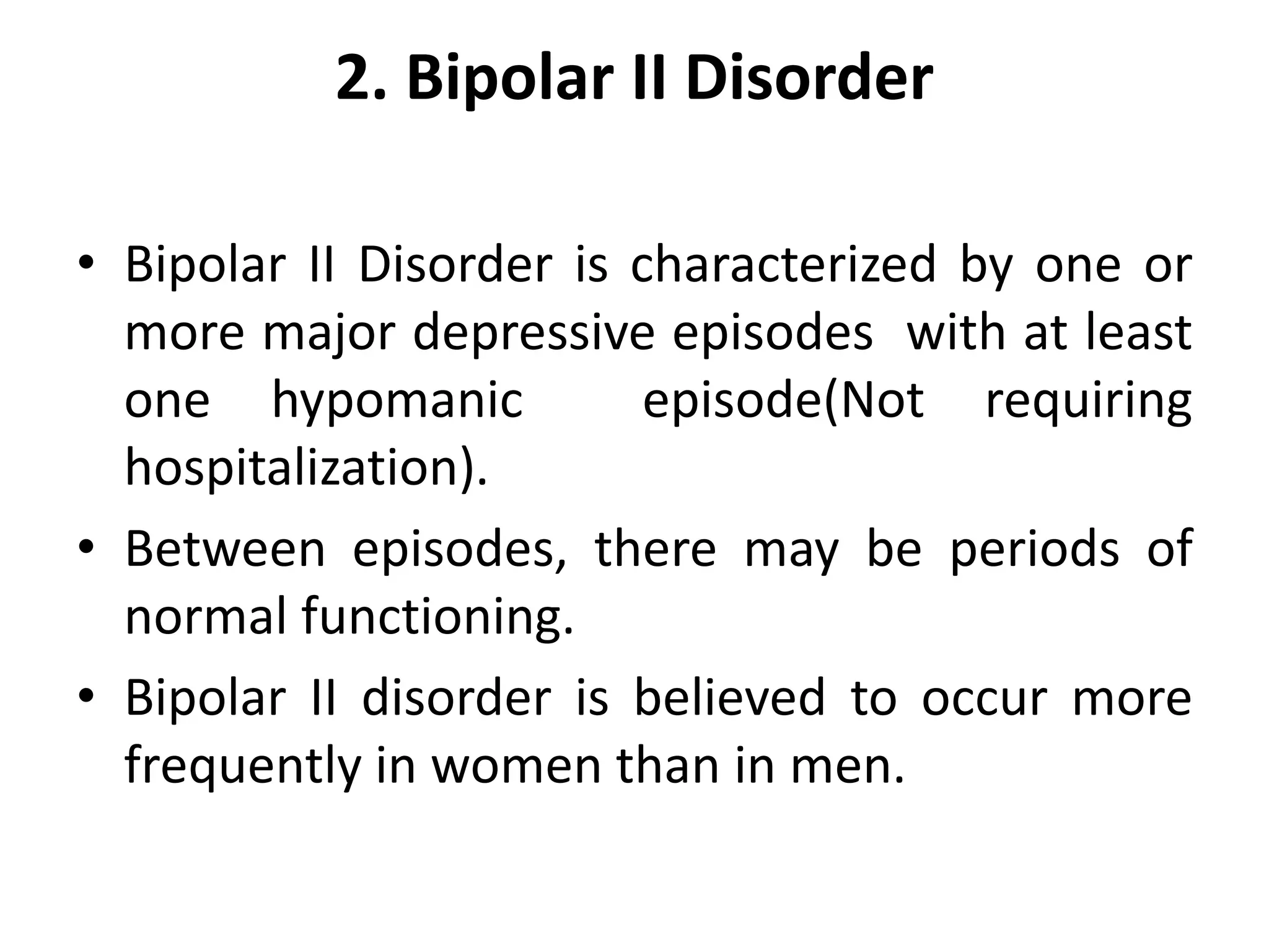 Bipolar mood disorder | PPTX