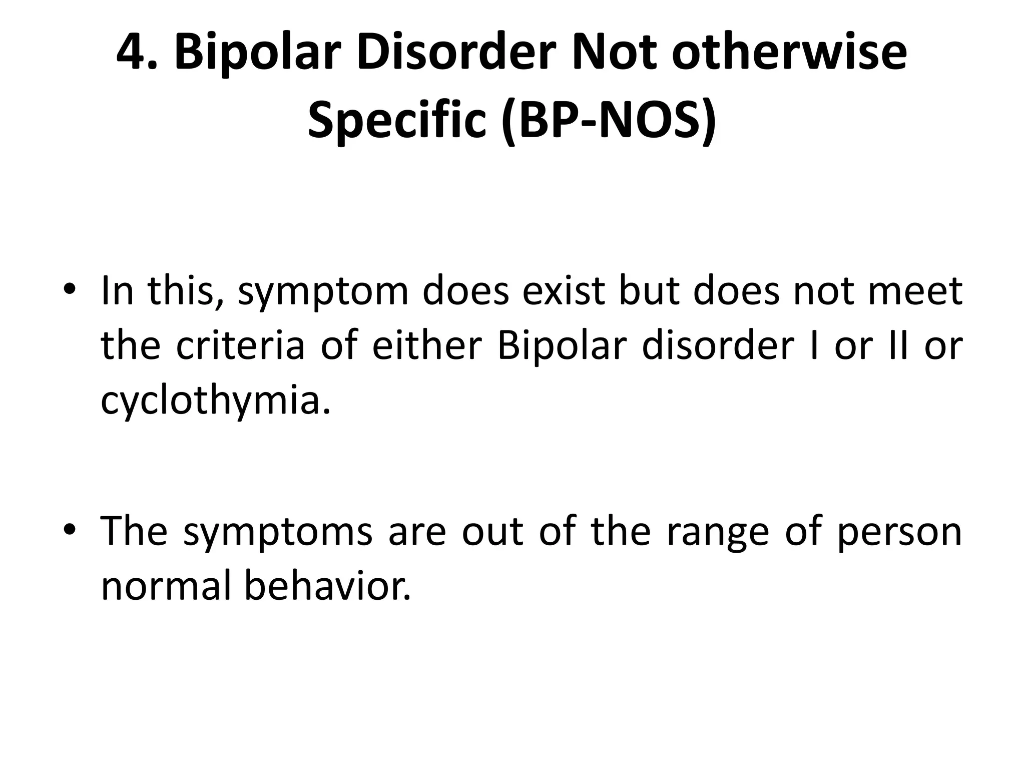 Bipolar mood disorder | PPTX | Brain and Nervous System Disorders ...