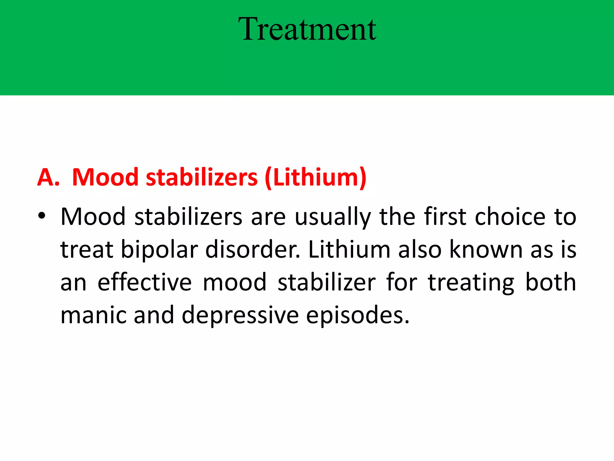 Bipolar mood disorder | PPTX