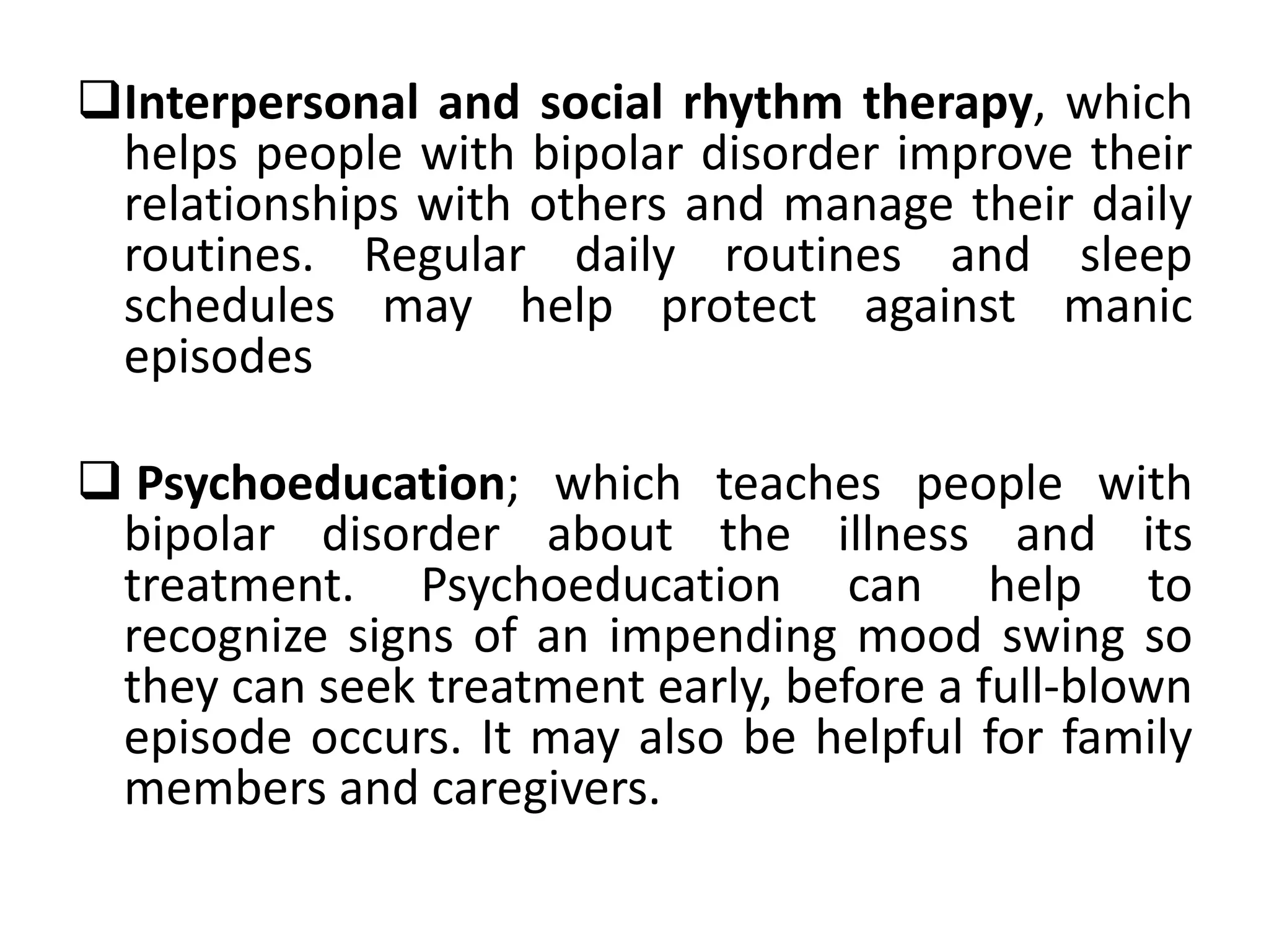 Bipolar mood disorder | PPTX | Brain and Nervous System Disorders ...