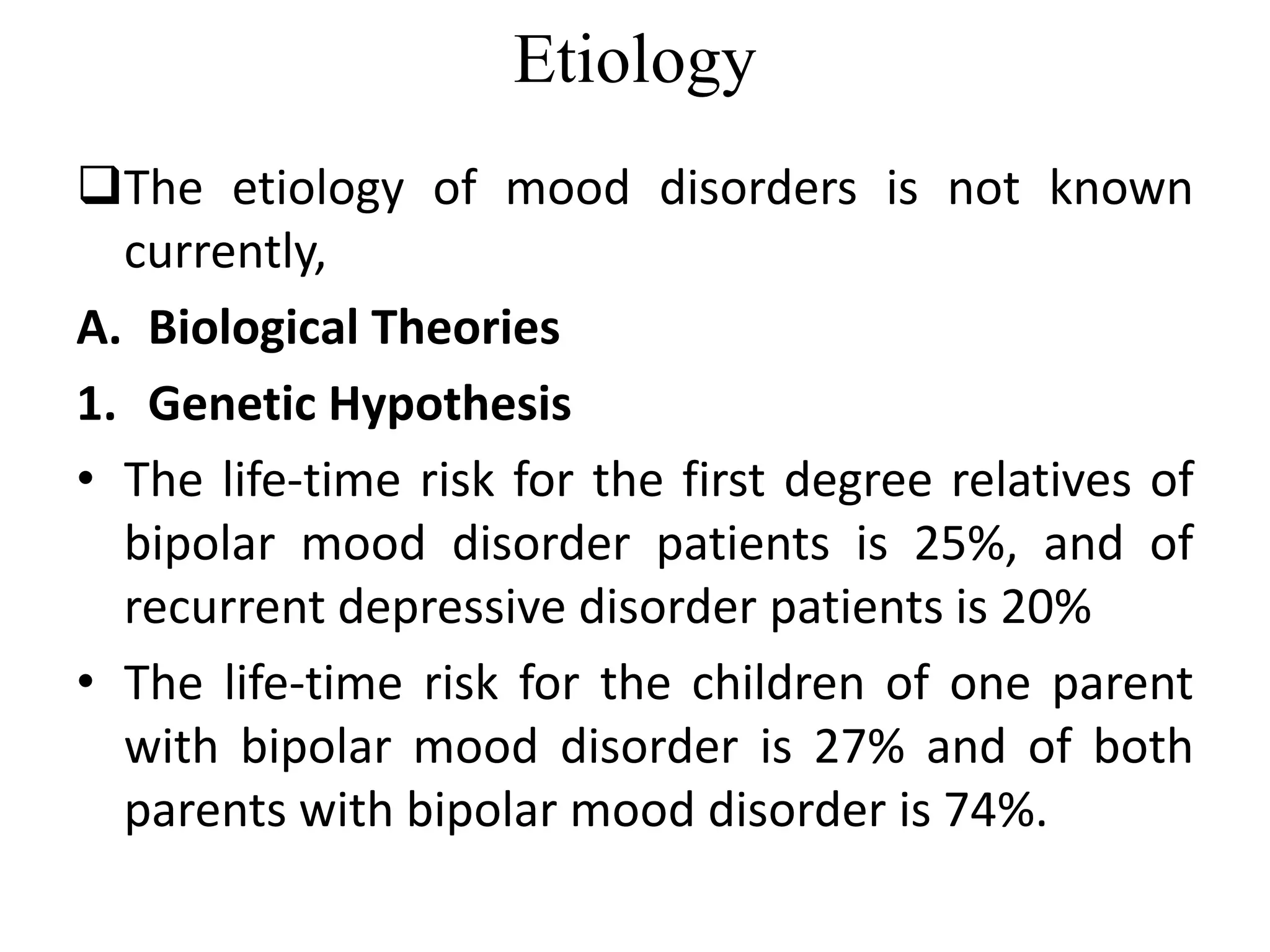 Bipolar mood disorder | PPTX