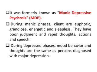 Bipolar mood disorder | PPTX