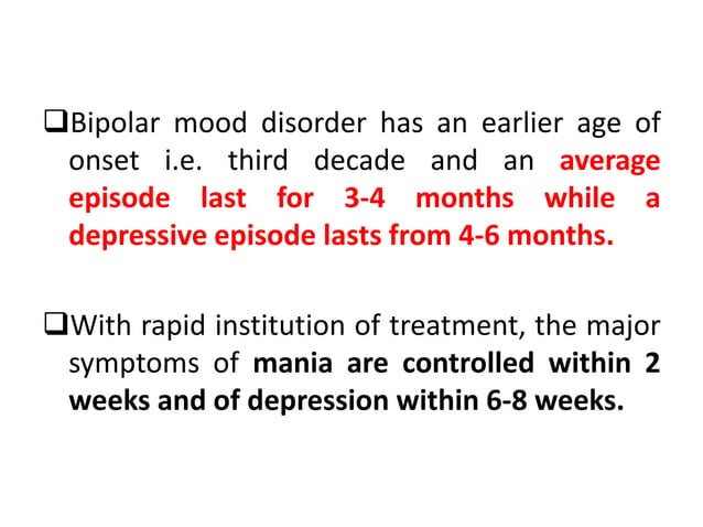 Bipolar mood disorder | PPTX | Brain and Nervous System Disorders ...