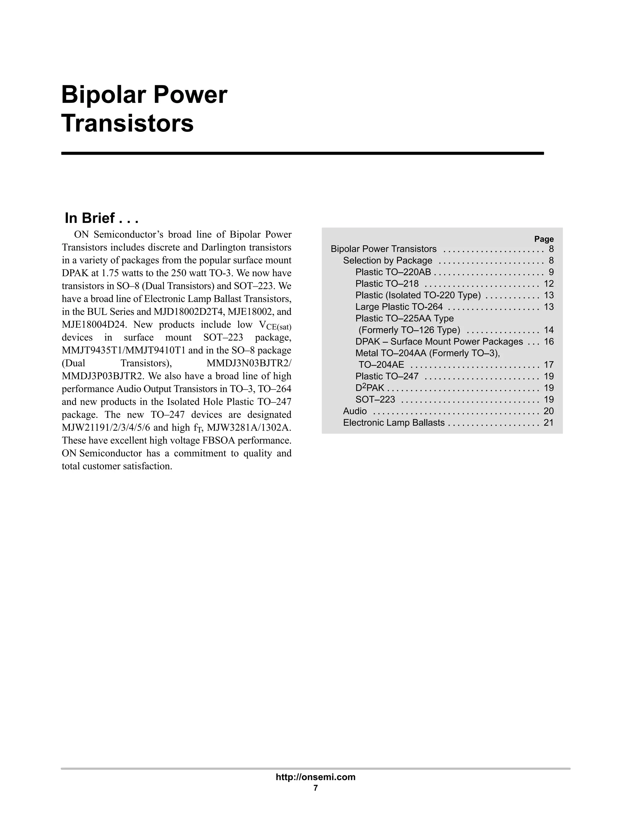 Bipolar Power Transistor Databook - 2001 ON Semiconductor.pdf
