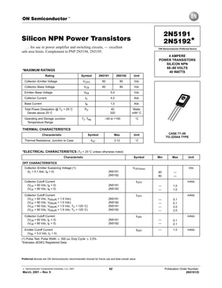 Bipolar Power Transistor Databook - 2001 ON Semiconductor.pdf