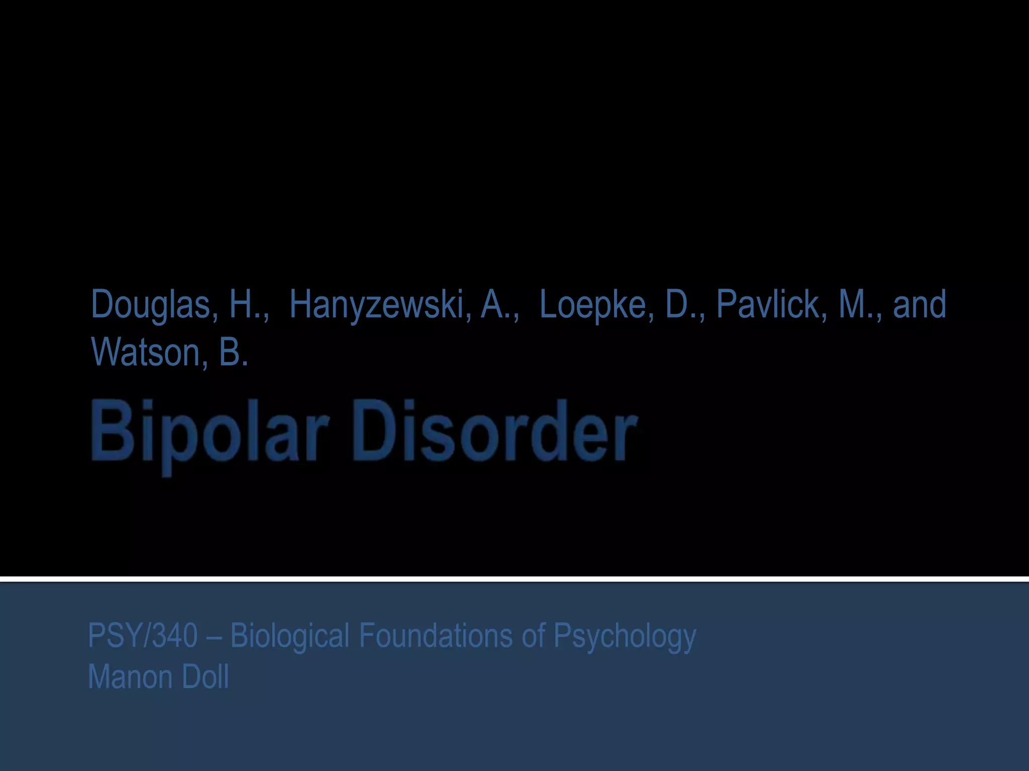 Bipolar Presentation | PPT