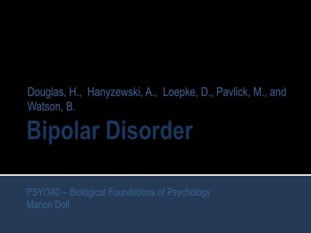 Bipolar Presentation | PPT