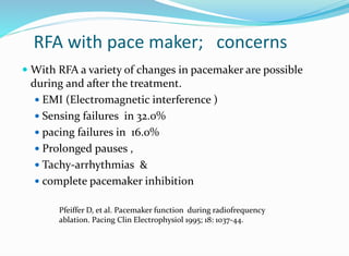 Bipolar RFA knee in Patients with Pacemaker | PPTX