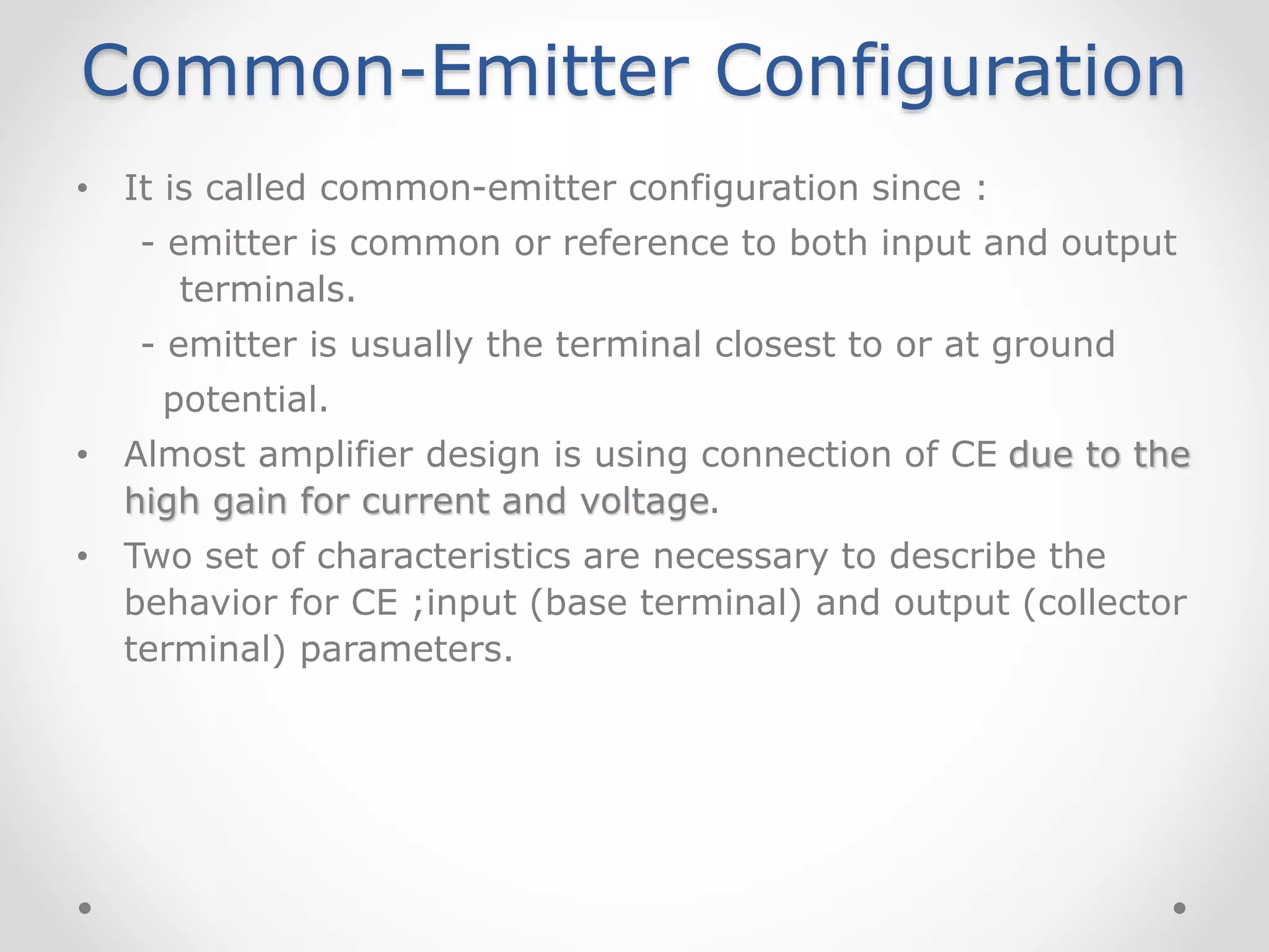 Bipolar Transistor | PPTX