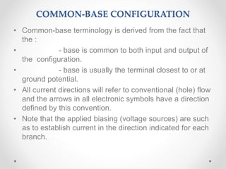 Bipolar Transistor | PPTX