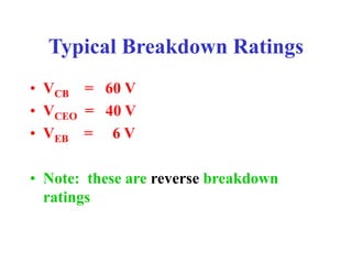 Bipolartransistor | PPTX