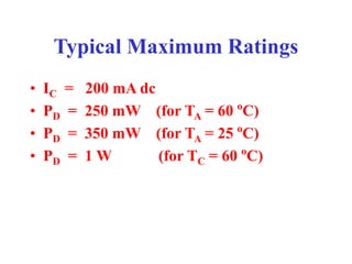 Bipolartransistor | PPTX
