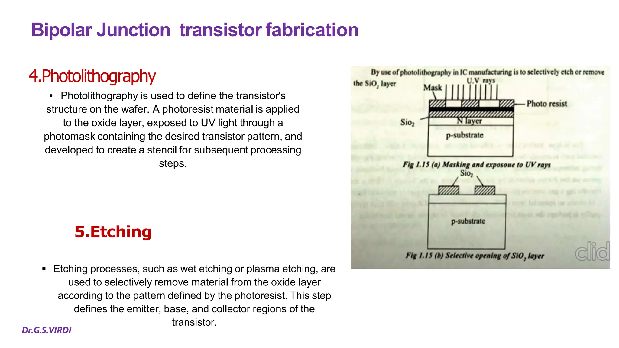 “Step-by-Step Fabrication of Bipolar Junction Transistors (BJTs)” | PDF