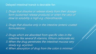 Patient Related factors of Drug Absorption | PPTX