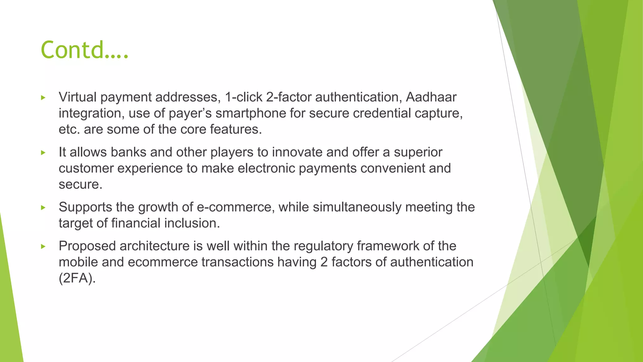 Unified payment interface and its security | PPTX
