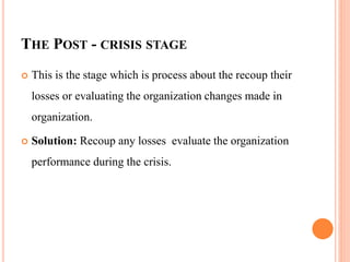 Crisis Management | PPTX