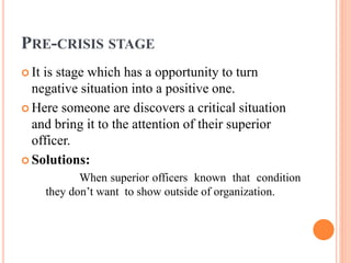 Crisis Management | PPTX