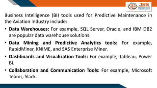Predective maintenance in Aviation Industry using Business Intelligence ...