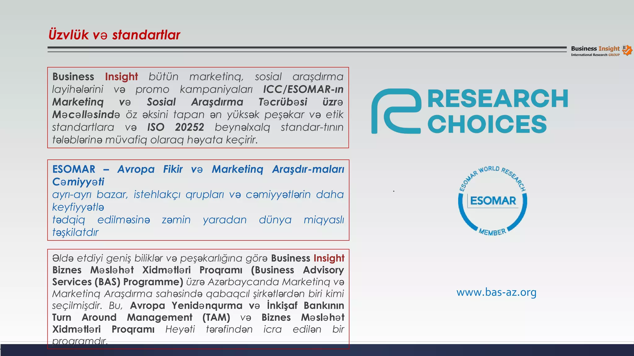 Business Insight International Reserach Group | PPT