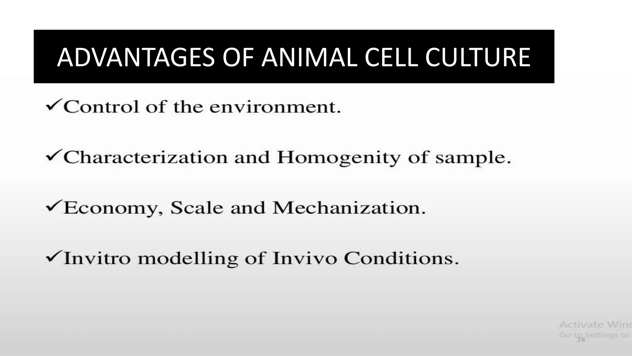Animal cell culture technique : overview & procedures | PPTX