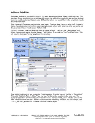 Bi publisher quickstartgudepaper | PDF