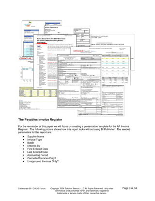 Bi publisher quickstartgudepaper | PDF