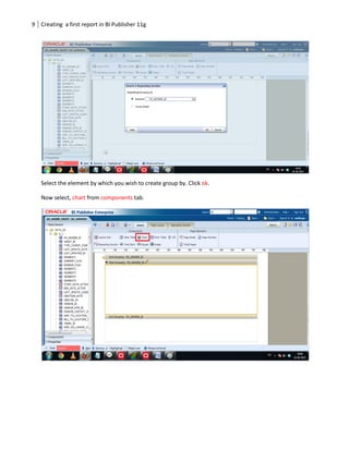 Bi publisher starter guide to develop first report | PDF | Databases ...