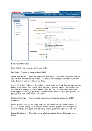 OBIEE publisher with Report creation - Tutorial | DOCX