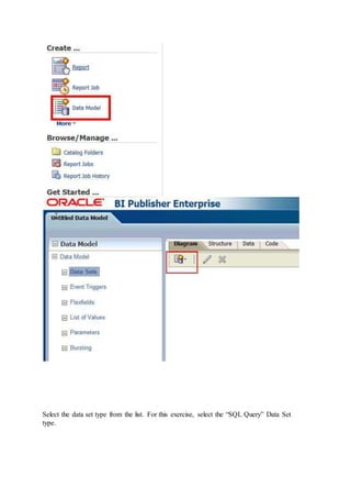 OBIEE publisher with Report creation - Tutorial | DOCX